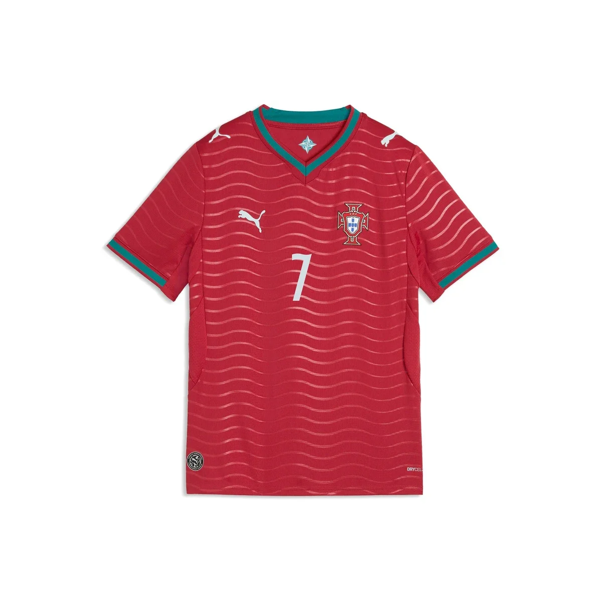 Puma Portugal Trikot Home WM2026 Ronaldo Kinder - rot/grün/weiß, 99,95